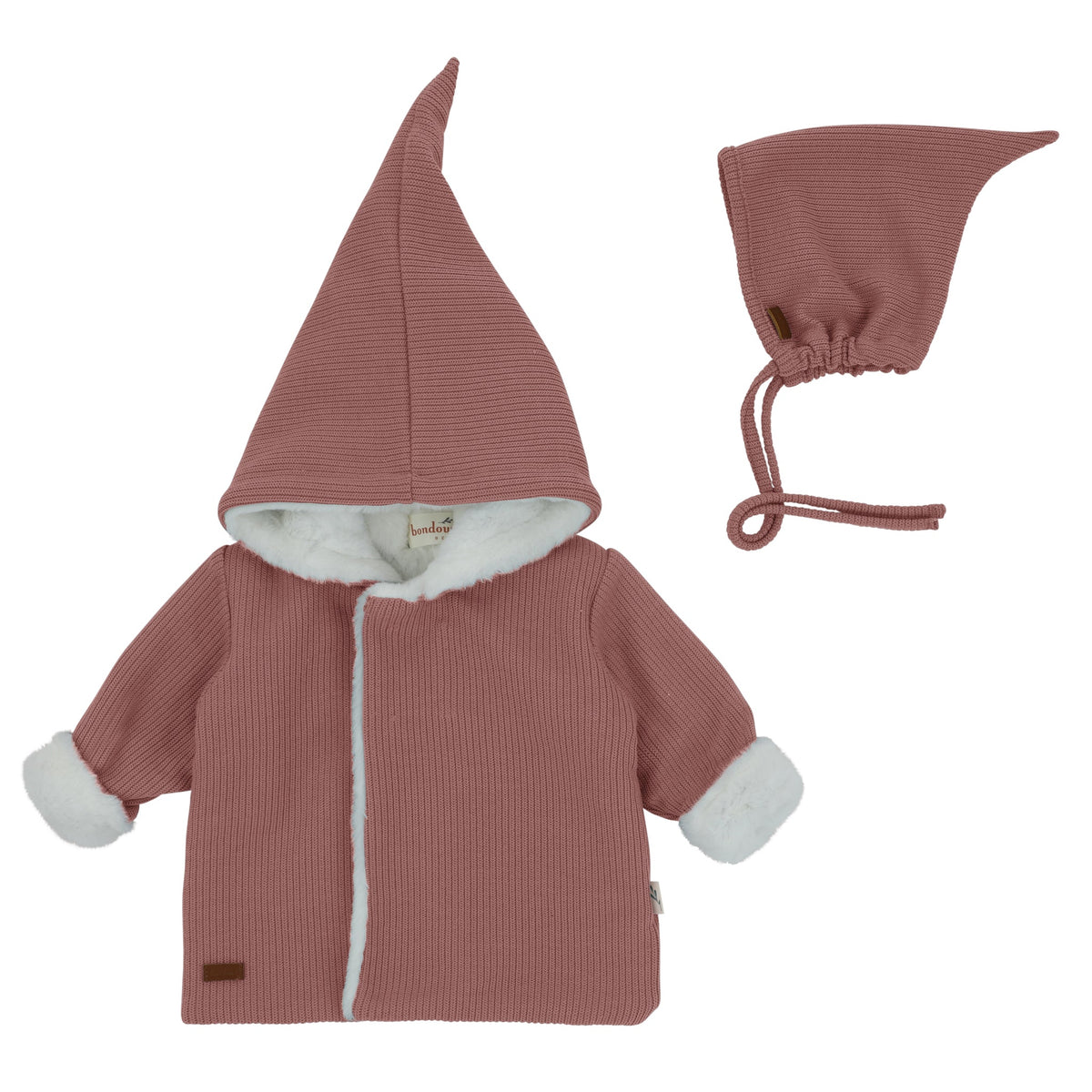 Bondoux Bebe Kimono Knit Jacket & Bonnet - Blissful Bundlz