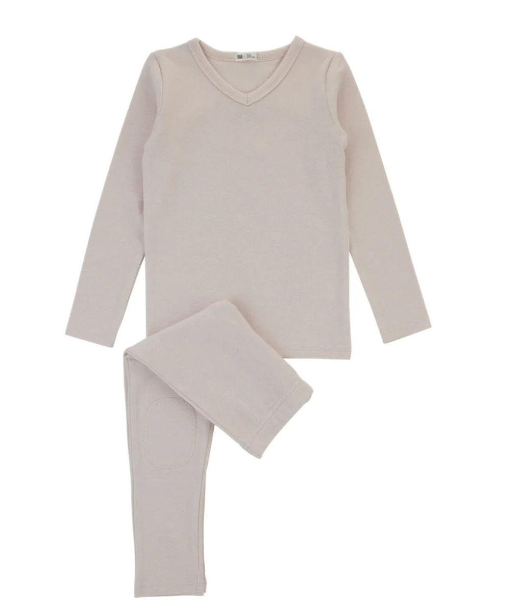 Ra & Da Brushed Ribbed Pajamas - Blissful Bundlz Toms River